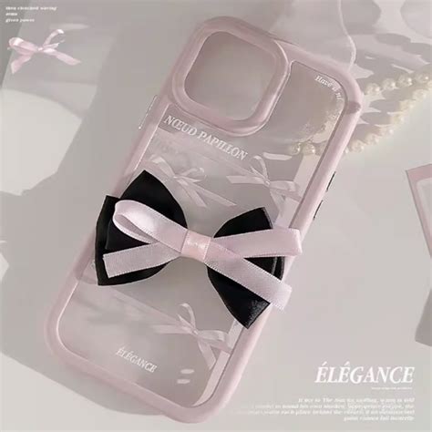 귀여운 딸기우유 핑크 아이폰 테두리보호 리본 케이스 에이블리