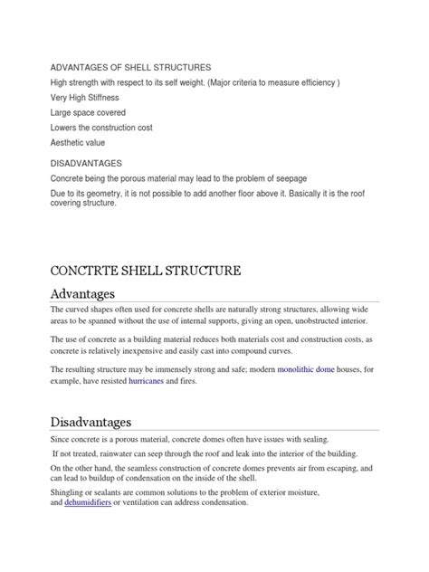 What Are The Pros And Cons Of Shell Structures [2025] Qaqooking Wiki