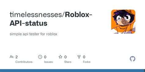 GitHub Timelessnesses Roblox API Status Simple Api Tester For Roblox