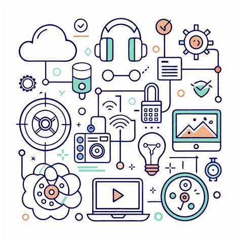 Cloudbased Technology For Enhanced Efficiency And Security Premium Ai Generated Vector