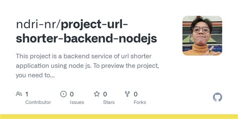 Github Ndri Nrproject Url Shorter Backend Nodejs This Project Is A Backend Service Of Url