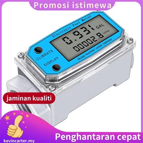 Digital Turbine Water Flow Meter Flow Meter With Npt Counter And Fnpt Thread Gas Oil Fuel