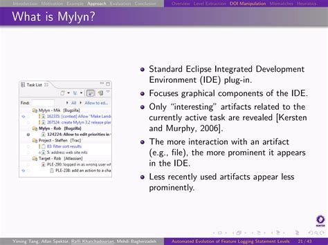 automated evolution of feature logging statement levels using git