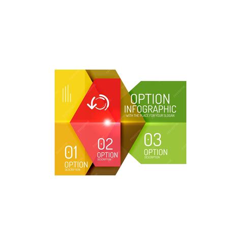 Premium Vector Paper Modern Infographic Geometric Templates