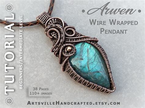 Wire Weave Tutorial Wire Wrapping Tutorial Wire Tutorial Etsy