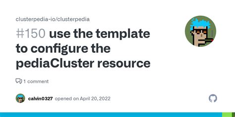 Use The Template To Configure The Pediacluster Resource · Issue 150