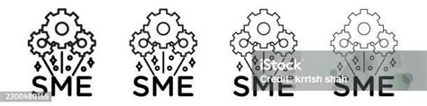 Sme 중소기업 아이콘 외형 표지판 기호 세트 간판에 대한 스톡 벡터 아트 및 기타 이미지 간판 광고 날씬한 Istock