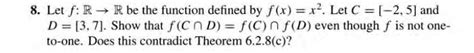 solved 8 let f r→r be the function defined by f x x2 let