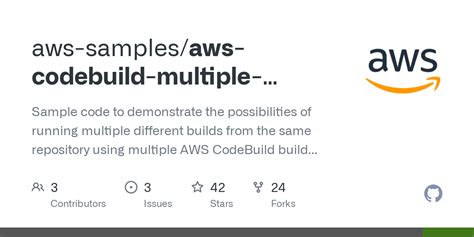 Github Aws Samplesaws Codebuild Multiple Buildspec Sample Code To