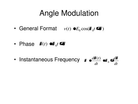 Ppt Frequency Modulation Fm In Signal Processing Powerpoint