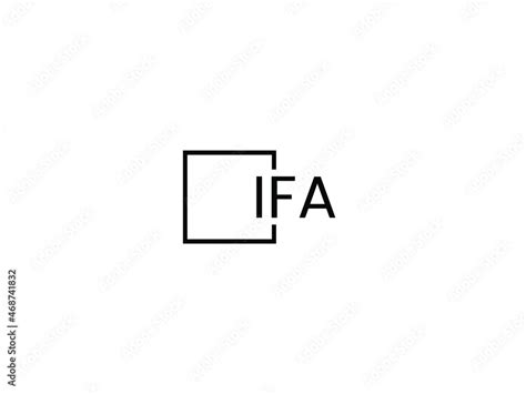 IFA Letter Initial Logo Design Vector Illustration Stock Vector Adobe Stock