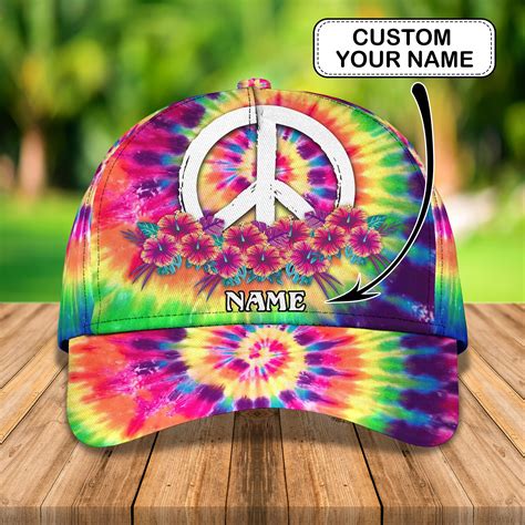 Felacia Tie Dye Hippie Personalized Name All Over Print Classic Cap