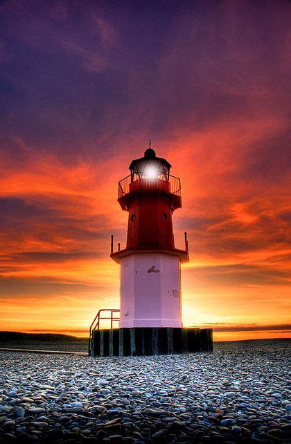 Beautiful Lighthouses At Night