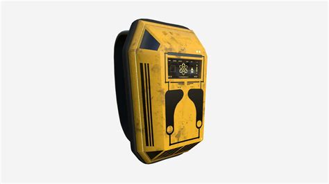 Sci Fi Backpack Model E 02 Yellow By Gsommer