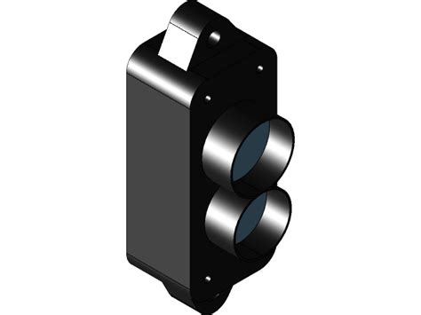 Distance Sensor Lidar D CAD Model Library GrabCAD