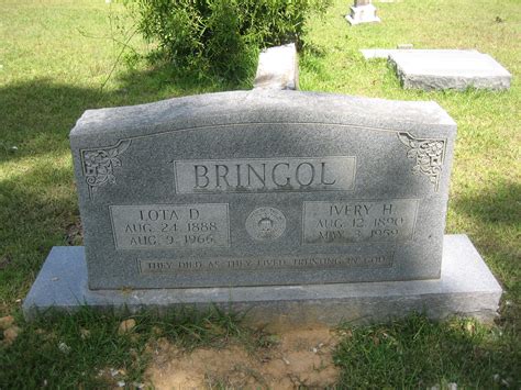 Ivery H Bringol 1890 1959 Find A Grave Memorial