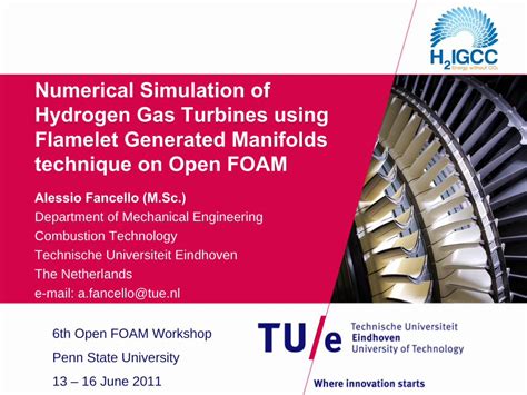 PDF Numerical Simulation Of Hydrogen Gas Turbines Using Hydrogen Gas Turbines Using