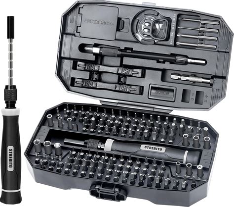 Strebito Precision Screwdriver Set 153 In 1 Electronics Tool Kit With Case 140 Pcs