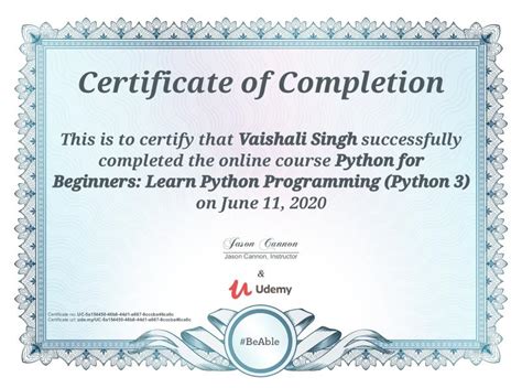 Vaishali Singh On Linkedin Learning Python Python3certification