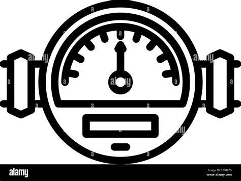 Manometer Meter Icon Outline Style Stock Vector Image Art Alamy