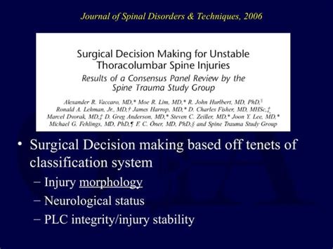S4classification Thoracolumar Spineppt