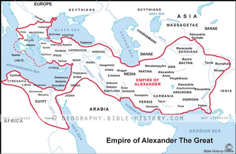 Alexander The Great Empire Map