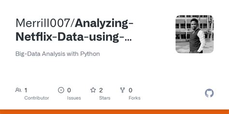 Github Merrill Analyzing Netflix Data Using Python Big Data