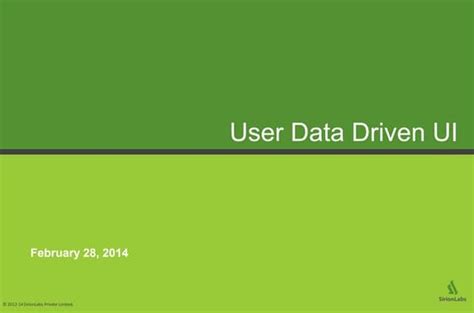 Creating Data Driven Html5 Applications Ppt