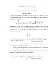 ENGR 200 HW 3 CH 6 SOLUTIONS SPRING 2017 ENGR 200 Materials Of Engineering Spring 2017