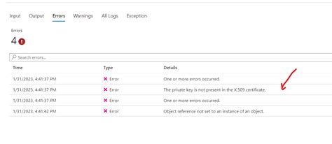 Issue With Pfx File Certificate Uploading Microsoft Qanda