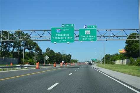 Interstate 10 West Escambia County Florida Aaroads
