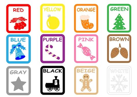 Premium Vector Learning Primary Colors For Preschoolers Card With Red