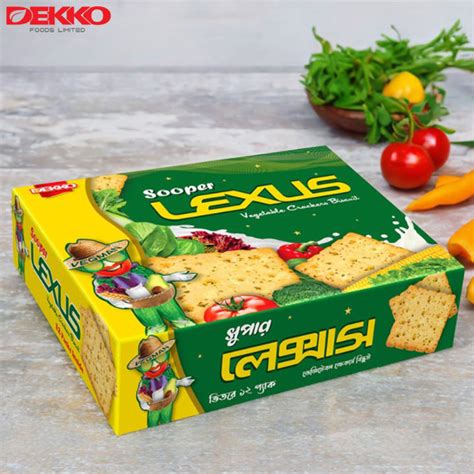 Dekko Sooper Lexus Vegetable Cracker Biscuit 12 Pcs Pack 180g