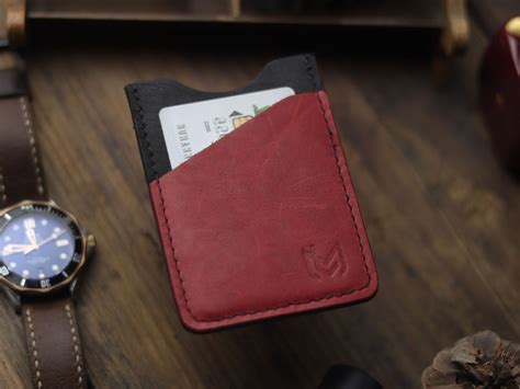 Pure Leather Handmade Vertical Card Holder Slim And Smart