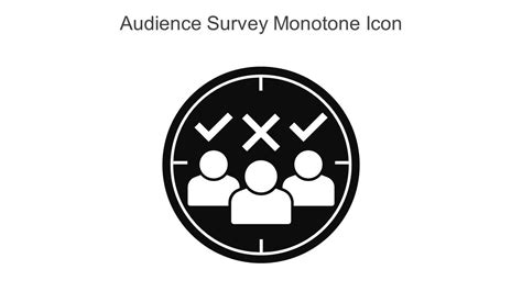 Audience Survey Monotone Icon In Powerpoint Pptx Png And Editable Eps Format Ppt Sample