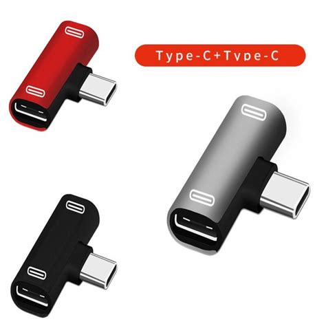 USB C To Type C Adapter Type C Male To Dual Type C Female Converter Double Type C Adapter Type C