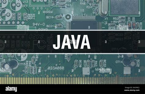 Java With Technology Motherboard Digital Java And Computer Circuit