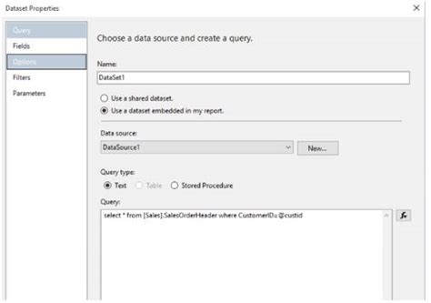 SSRS Cascading Parameters Create SSRS Cascading Parameters