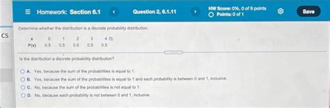 Solved Homework Section 6 1 Question 1 6 1 9 Hw Score 0