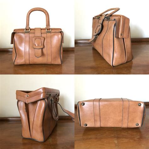 Spring Sale Vintage 1960s Leather Doctor Style Handbag Etsy Ireland