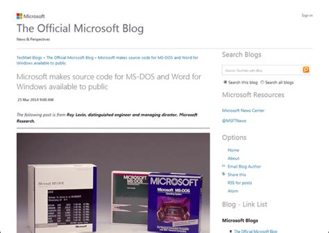 Microsoft Released Ms Dos And Word Source Code Publicly The Size Is
