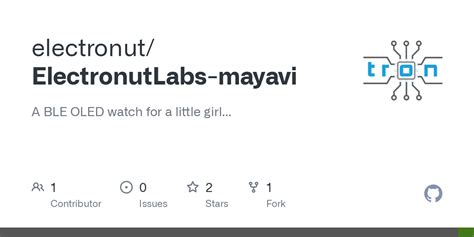 Github Electronut Electronutlabs Mayavi A Ble Oled Watch For A