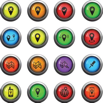 Stars And Stripes Map Pointer Location Flag Cartoon Blue Isolated Vector Cartoon Blue