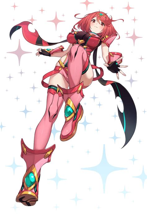 Pyra Xenoblade Chronicles And More Drawn By Green Danbooru