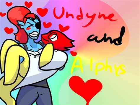 Undyne And Alphys By Bearna On Deviantart