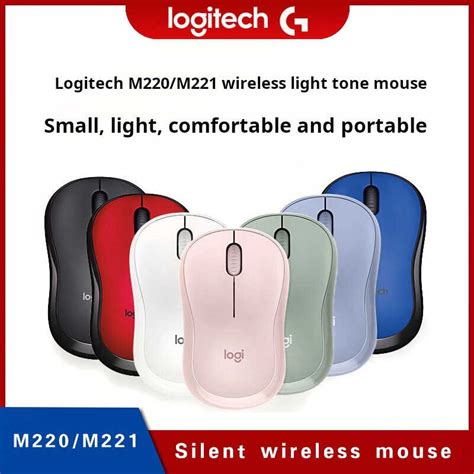 Logitech M220 M221 Silent Wireless Mouse 2 4 Ghz Na May Usb Receiver