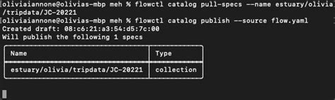 Flowctl Catalog Publish Message Comes After Action · Issue 912 · Estuaryflow · Github