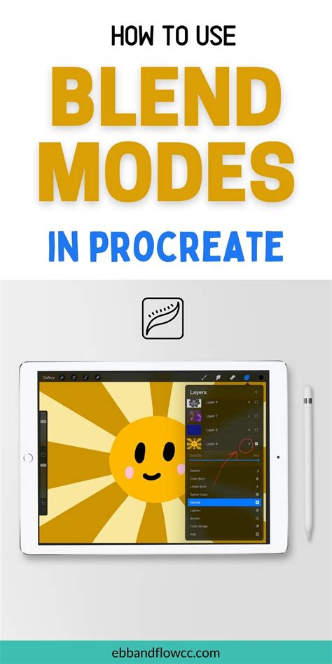 Tips For Using Blend Modes In Procreate Ebb And Flow Creative Co