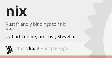 Nix Rust API For Unix Lib Rs