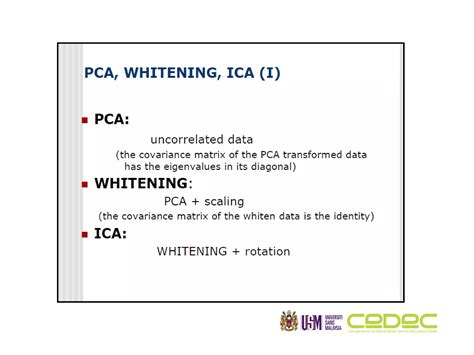 Feature Extraction And Principal Component Analysis Ppt Technology